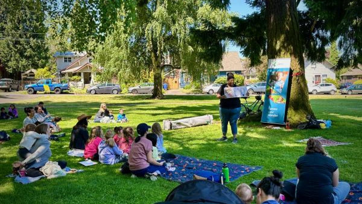 Outdoor Storytime at Sellwood Park | Multnomah County Library